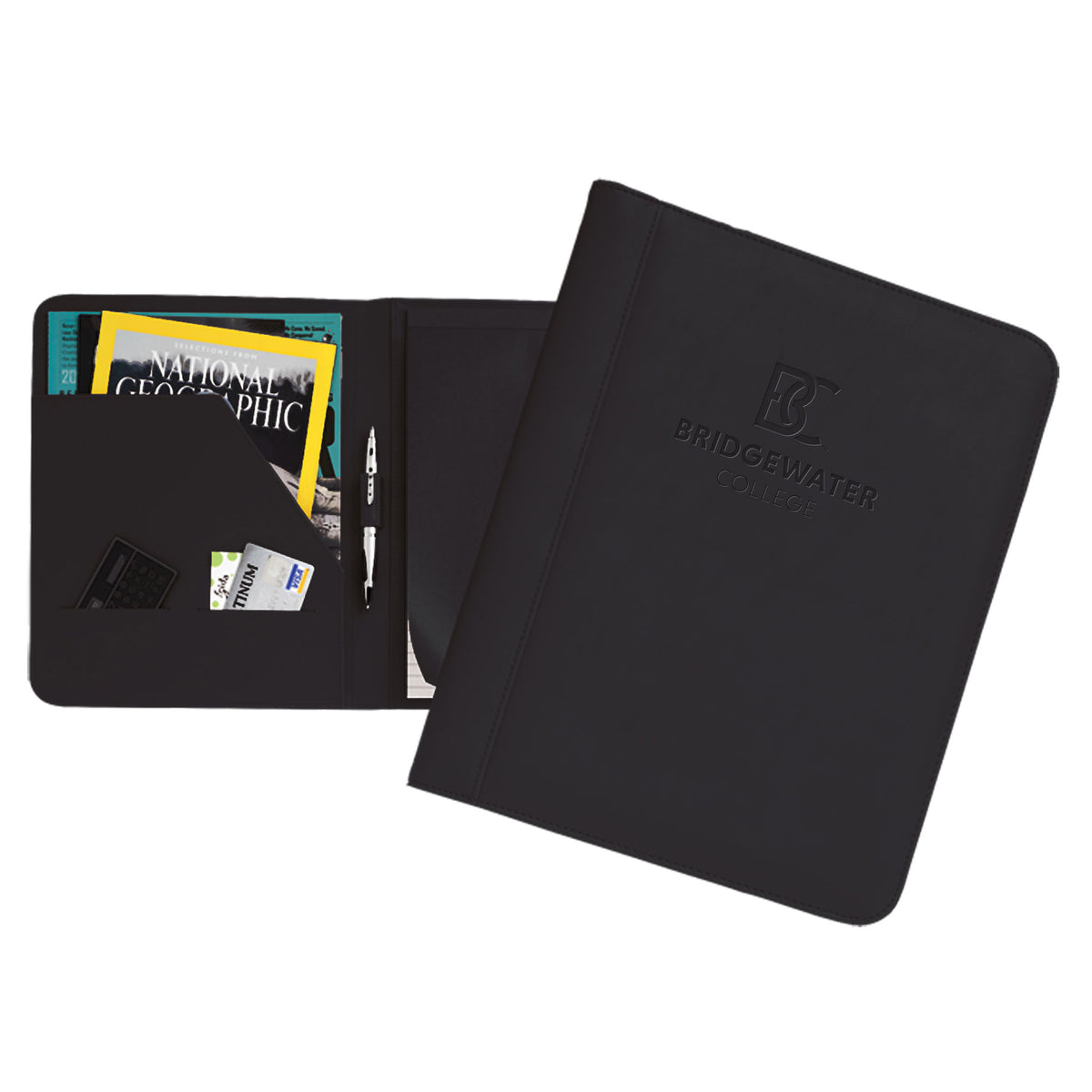 Black Deluxe Student Padholder – Bridgewater College Campus Store